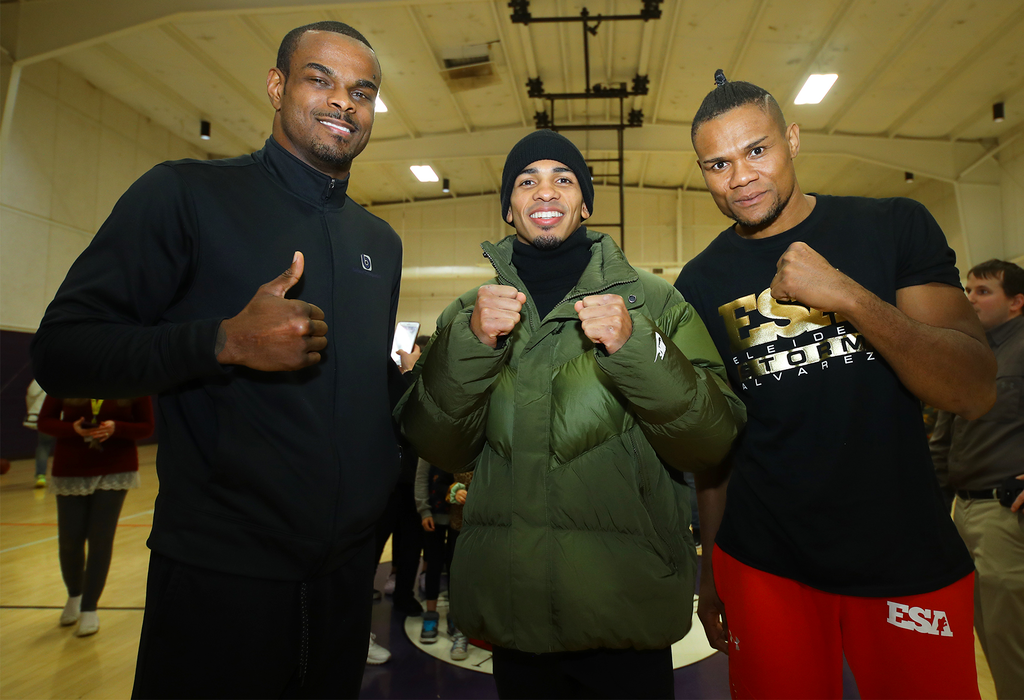 Light Heavyweight Rivals Eleider Alvarez and Michael Seals Give Back to ...