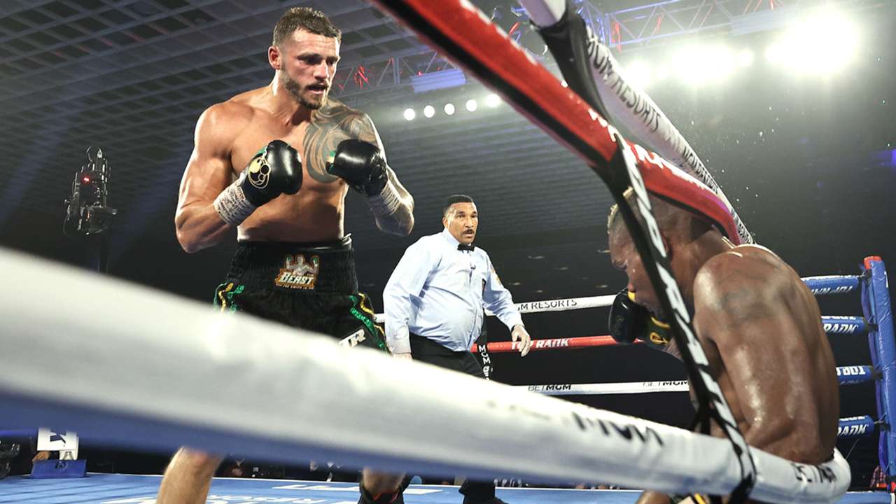 Joe Smith Jr drops Steve Geffrard en route to a round nine KO ...
