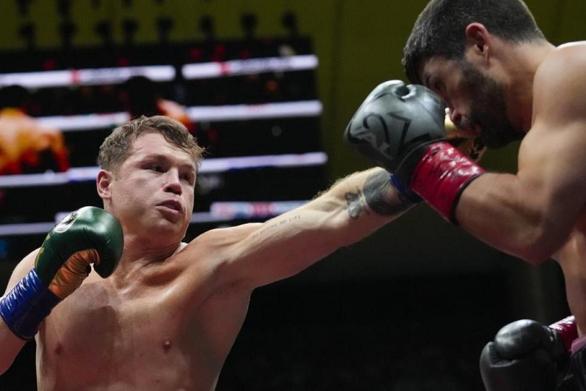 Canelo drops Ryder in 5 en-route to a unanimous decision victory to ...