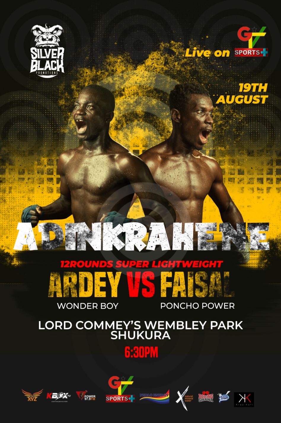 "ADINKRAHENE" BOXING BLOCKBUSTER TO HIT LORD COMMEY'S WEMBLEY PARK ...