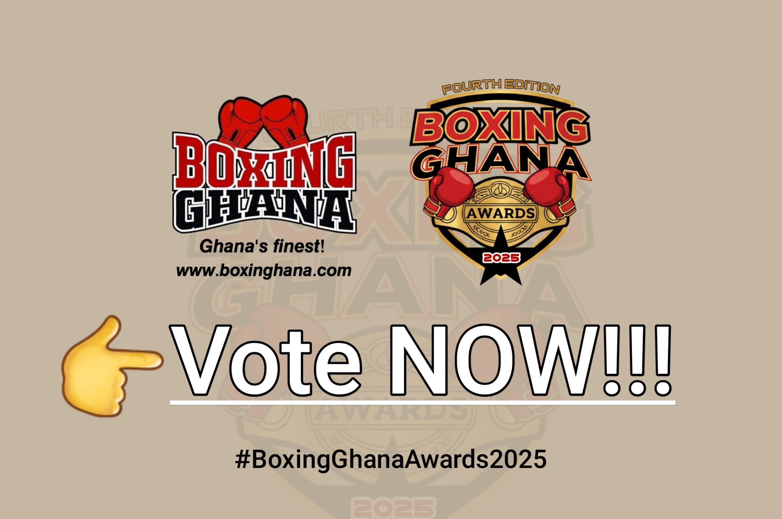 VOTES OPENED FOR BOXING GHANA AWARDS 2025